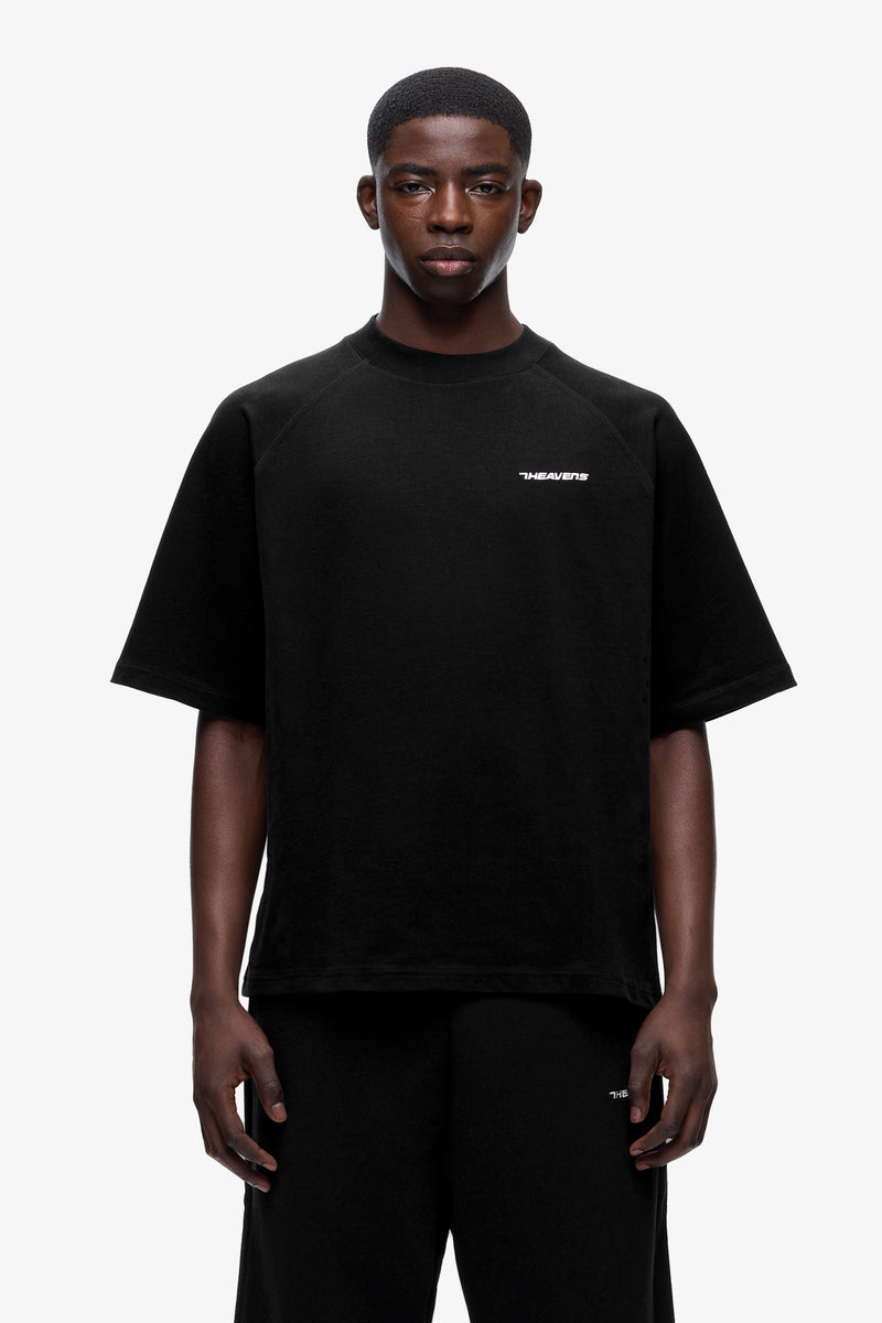 Boxy Fit Logo T-Shirt – SEVENHEAVENS